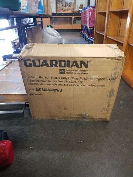 Medline Guardian Bariatric Rollator Heavy Duty Walker With Wheels ...