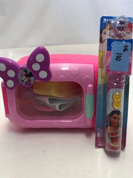 Minnie Mouse Play Microwave & Disney Princess Electric Toothbrush ...