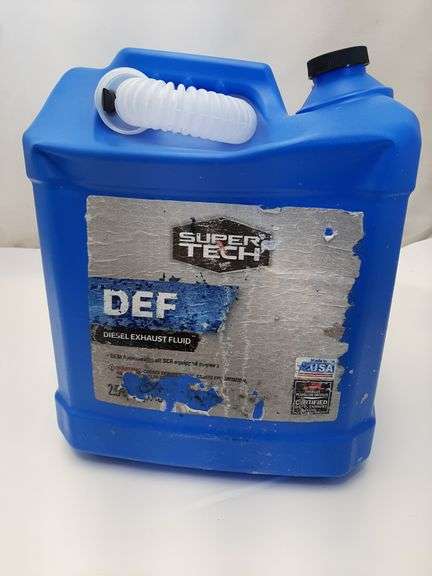 Super Tech DEF Diesel Exhaust Fluid 2.5gal - Lexington Online Auction