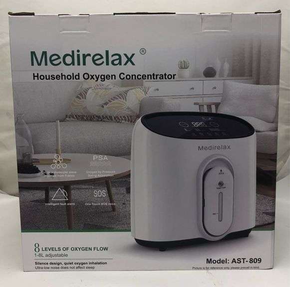Medirelax Household Oxygen Concentrator - Lexington Online Auction