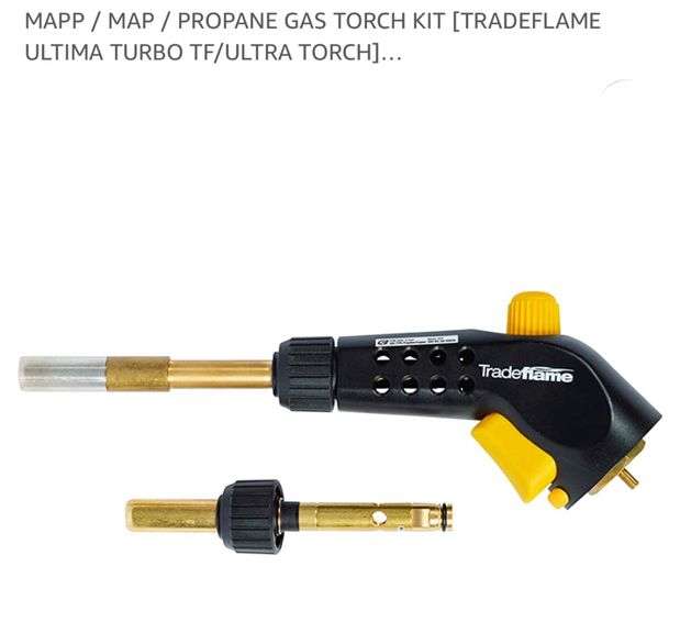 MAPP / MAP / PROPANE GAS TORCH KIT [TRADEFLAME ULTIMA TURBO TF/ULTRA ...
