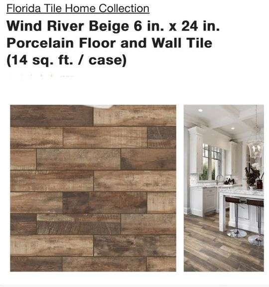 21 boxes of Florida Tile Wind River Beige Tile Flooring - Lexington ...