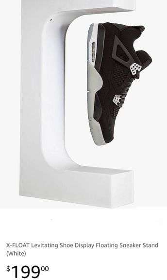 X-FLOAT Levitating Shoe Display Floating Sneaker Stand (White ...