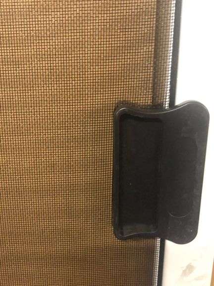 Adjustable Fit White Steel Sliding Patio Screen Door 36x80” - Lexington ...