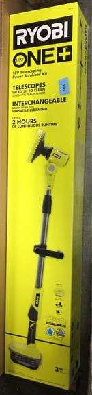 RYOBI Cordless ONE+ TELESCOPING Power Scrubber KIT - Lexington Online ...