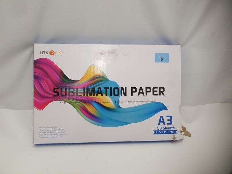 HTVRONT Sublimation Paper 11x17 inches - 150 Sheets Inkjet Sublimation ...