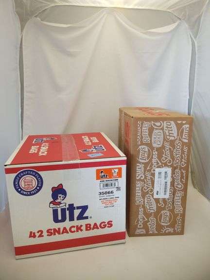 Utz 42ct Honey BBQ Potato Chips Exp 4/24/23 & Frito Lay Party Mix 40ct ...
