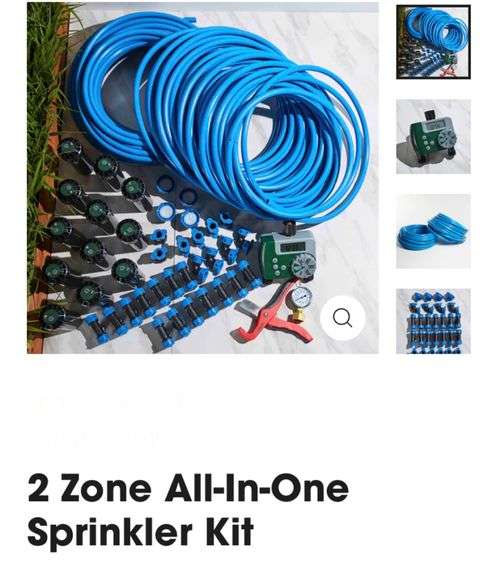 Orbit Complete 2 Zone Sprinkler System Kit - Lexington Online Auction