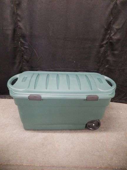 Rubbermaid ECOSense Wheeled Storage Totes, 40 Gal Durable and Reusable ...