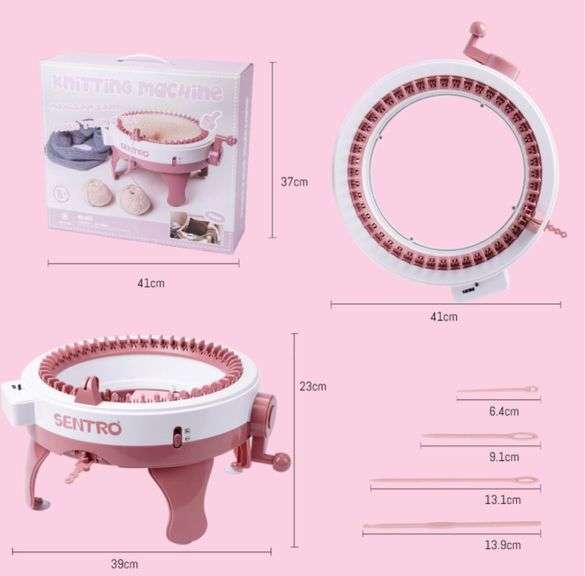 SENTRO 48 Needles Knitting Machine with Row Counter and Plain/Tube ...