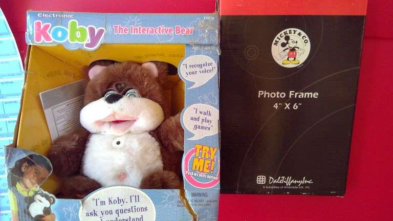 Koby the Interactive Bear and Disney Frame - Land of Goshen Auction House