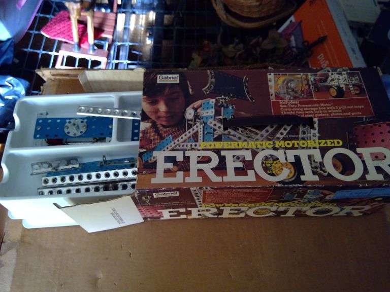 Powermatic motorized Erector Set - Land of Goshen Auction House