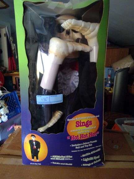 3.5 ft. tall talking skeleton - Land of Goshen Auction House