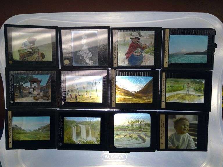 Collection of Old Magic Lantern Slides - Land of Goshen Auction House
