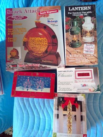 Lantern, Snack Attack, Digital Clock and more - Land of Goshen Auction ...