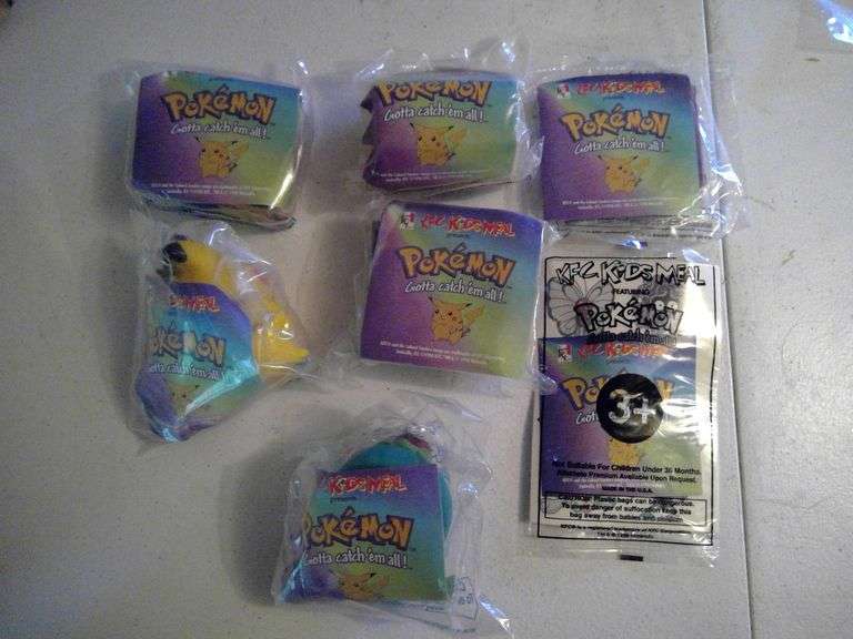 Sealed 1998 KFC POKEMON Toys - Land of Goshen Auction House