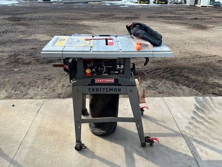 Craftsman 10" Table Saw - Lee Real Estate & Auction Service