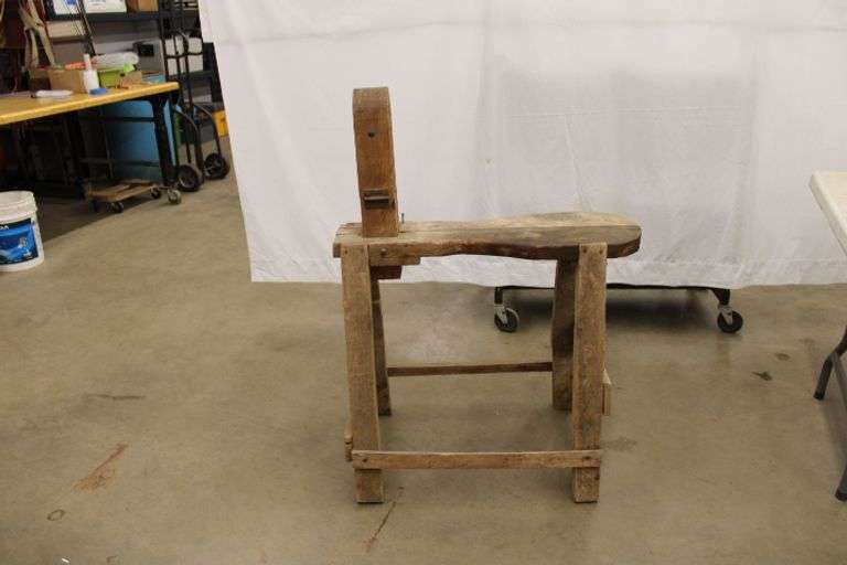 Antique Harness Maker's Bench - Lee Real Estate & Auction Service