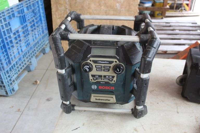 Bosch jobsite radio - Lee Real Estate & Auction Service
