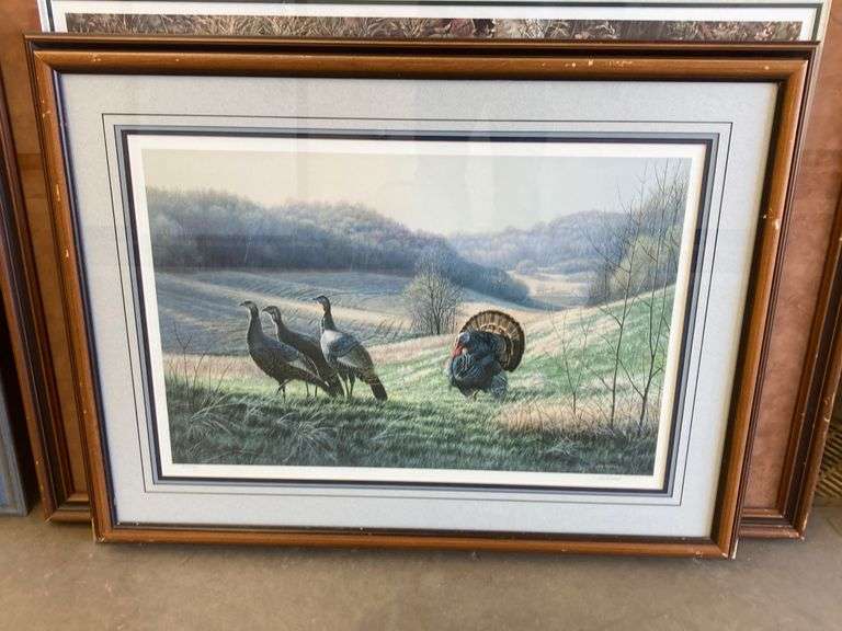 Framed Turkey print - Lee Real Estate & Auction Service