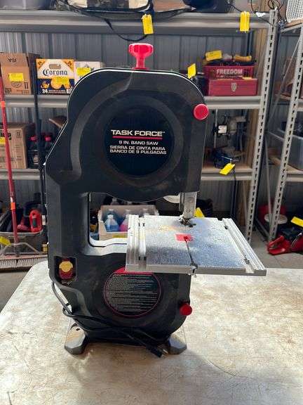 Task Force 9” Band Saw - Lee Real Estate & Auction Service