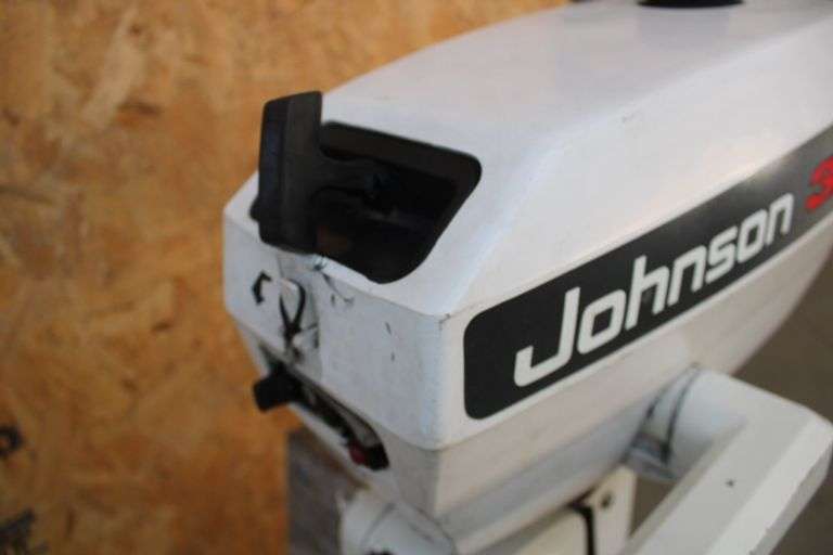 3-hp Johnson Outboard Motor - Lee Real Estate & Auction Service