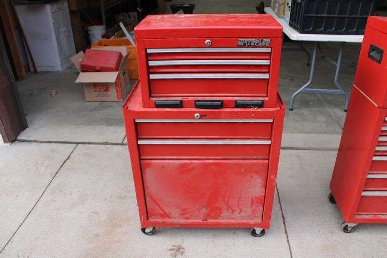 Waterloo stackable tool chest - Lee Real Estate & Auction Service