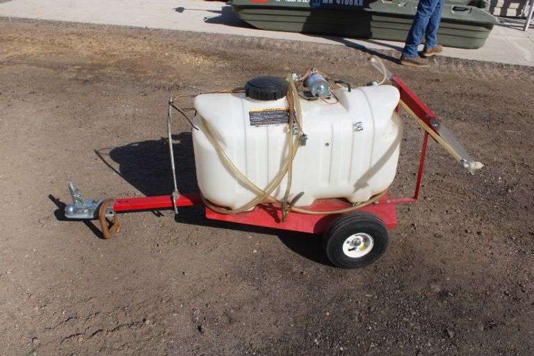 Lawn Sprayer Trailer & Boom - Lee Real Estate & Auction Service