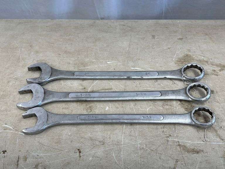 (3) Large Wrenches - Lee Real Estate & Auction Service