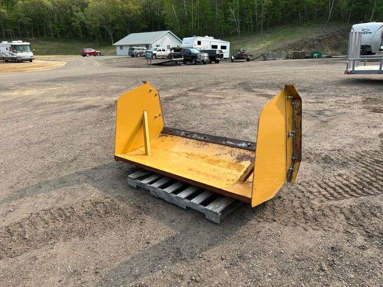 6-ft. Snow-Pusher for Skidsteer - Lee Real Estate & Auction Service