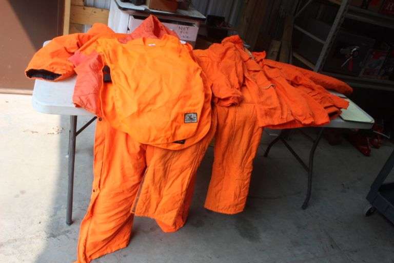 Blaze orange hunting clothes - Lee Real Estate & Auction Service