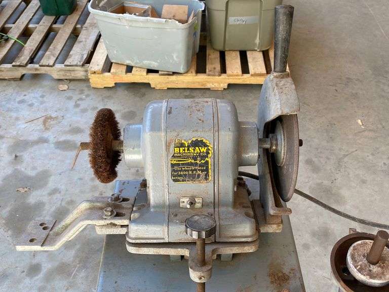 Belsaw Sharpener w/ Stand - Lee Real Estate & Auction Service