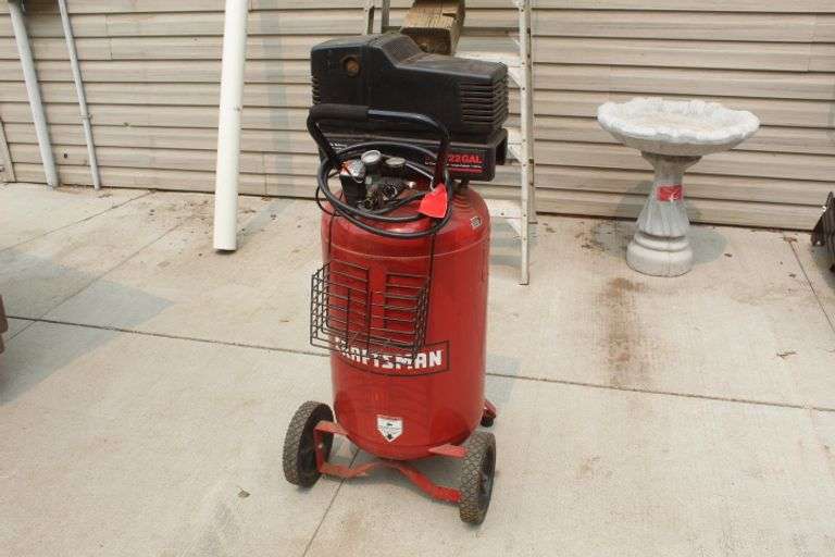 Craftsman upright air compressor, project - Lee Real Estate & Auction ...
