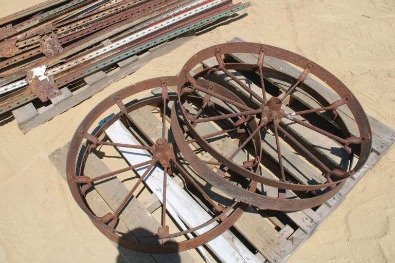 (2) Corn Planter Wheels - Lee Real Estate & Auction Service