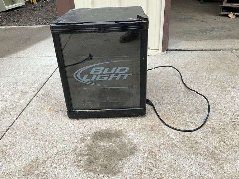 Bud Light Mini Fridge - Lee Real Estate & Auction Service