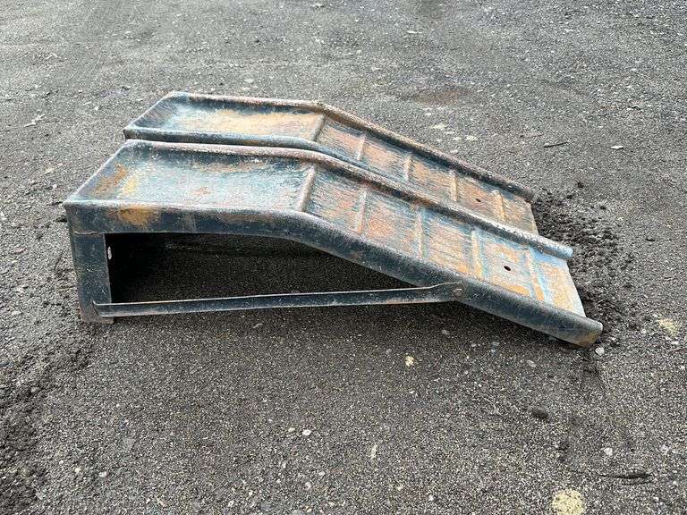 Pair of Steel Car Ramps - Lee Real Estate & Auction Service