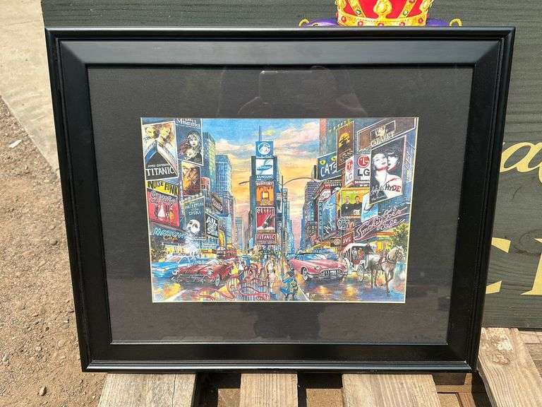 Framed City Print - Lee Real Estate & Auction Service