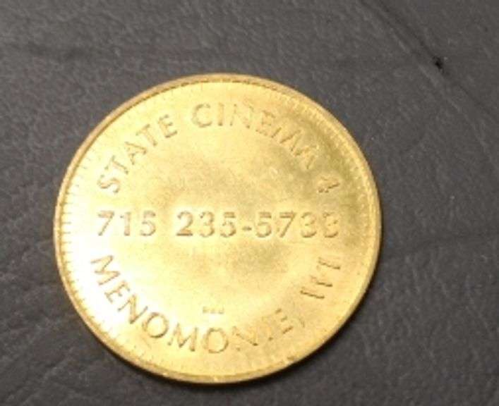 (93) Menomonie State Cinema Tokens - Lee Real Estate & Auction Service