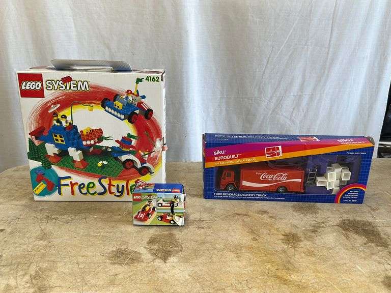 Lego Set & Siku Coca Cola Truck - Lee Real Estate & Auction Service