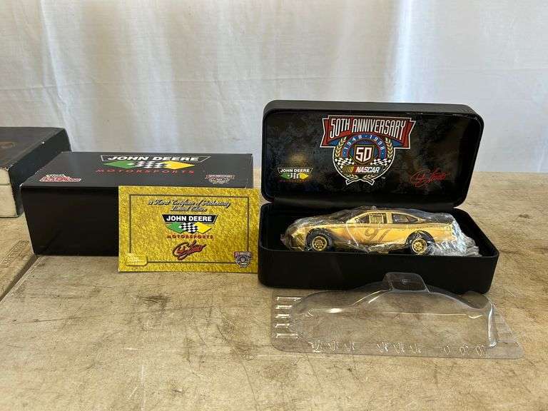 NASCAR 50th Anniversary 24K Gold Car - Lee Real Estate & Auction Service