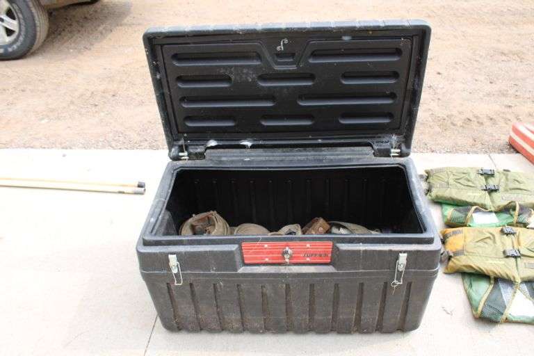 Storage Container w/ Nylon Straps - Lee Real Estate & Auction Service