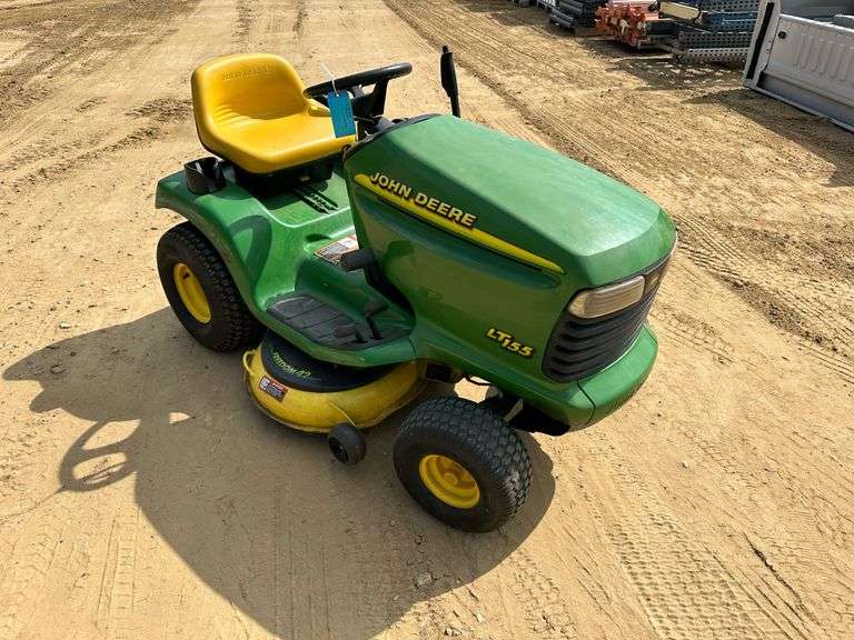 John Deere LT155 Riding Lawn Mower - Lee Real Estate & Auction Service