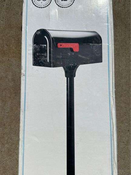 Steel Mailbox + Post Kit - Lee Real Estate & Auction Service