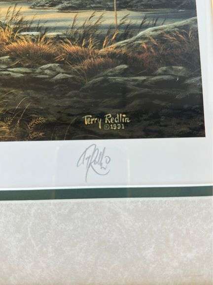 Framed Terry Redlin Print - Lee Real Estate & Auction Service