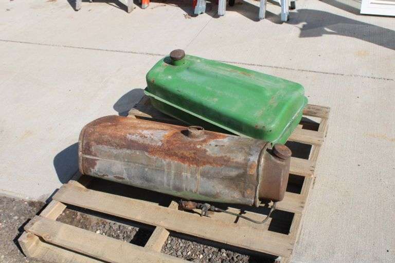 John Deere A & other gas tanks - Lee Real Estate & Auction Service
