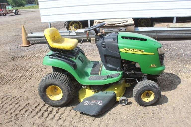 John Deere L111 riding lawn mower - Lee Real Estate & Auction Service