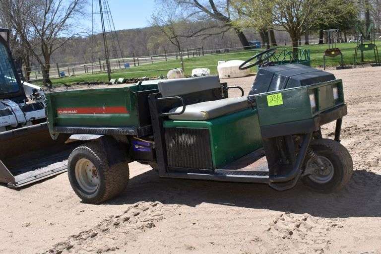 1997 Cushman Truckster, 3 Wheel, Hyd Dump Bed, Onan Gas Engine, 5819 ...