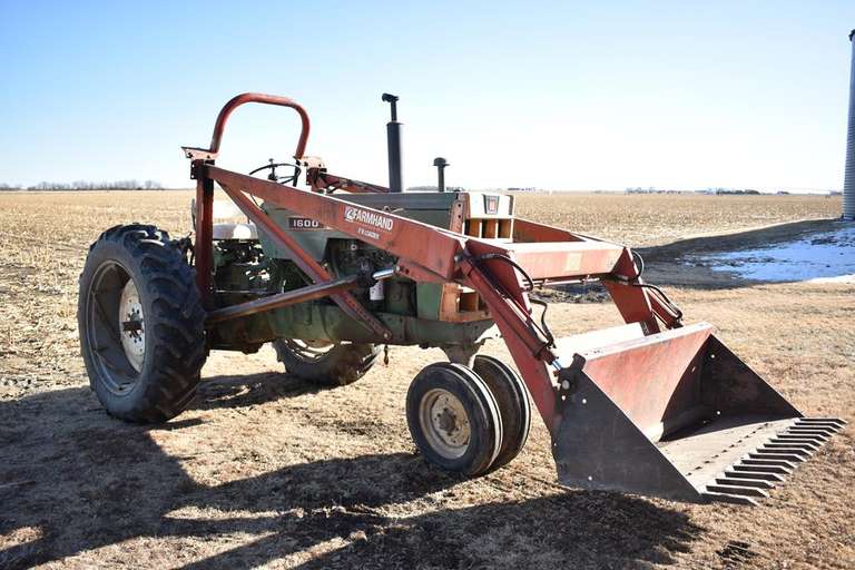 Oliver 1600 Tractor, w/ Farmhand F11 Loader - Adam Marshall Land ...