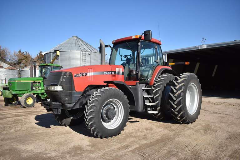 1999 Case IH MX200 MFWD tractor, 5,057 hours, - Adam Marshall Land ...