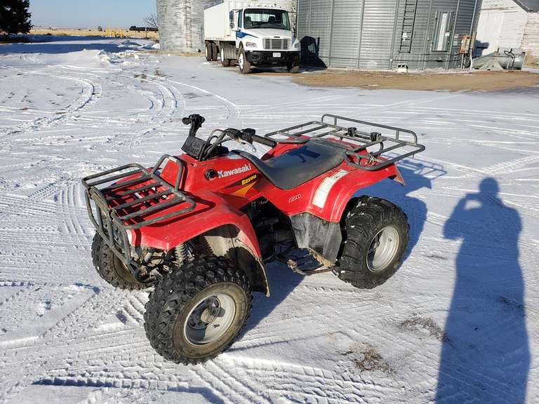2000 Kawasaki Bayou 220 ATV - Adam Marshall Land & Auction, LLC